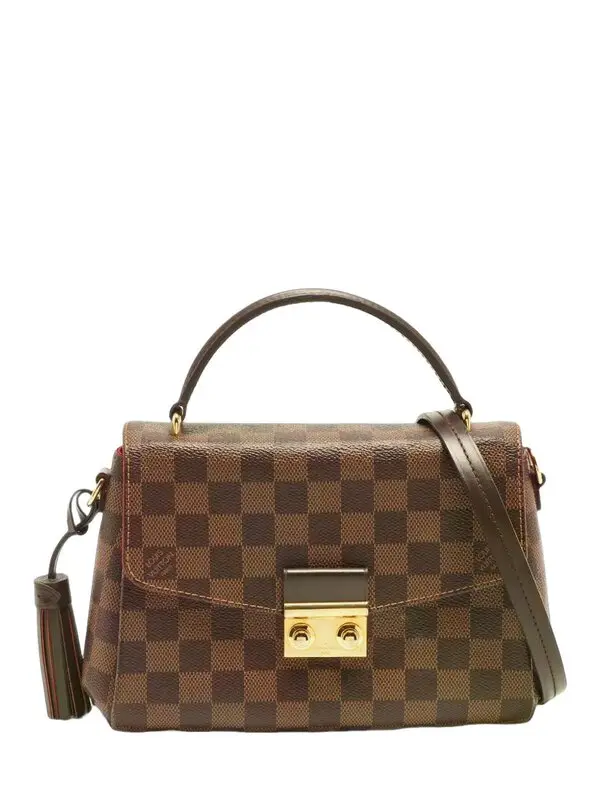 LOUIS VUITTON 2020 Croisette Damier Ebene Tote Bag - Brown