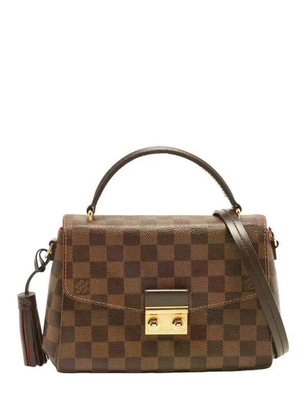 LOUIS VUITTON 2020 Croisette Damier Ebene Tote Bag - Brown