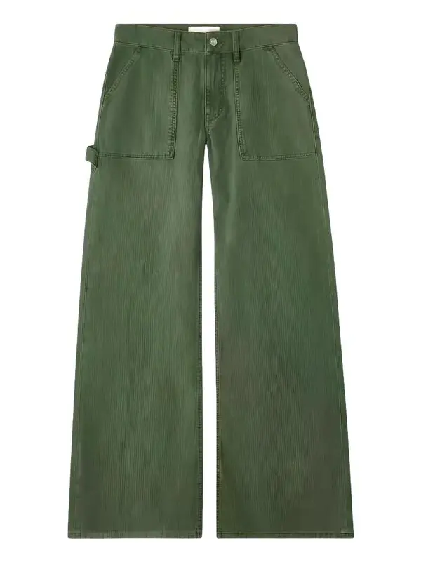 JEANERICA Guell Flared Trousers - Green