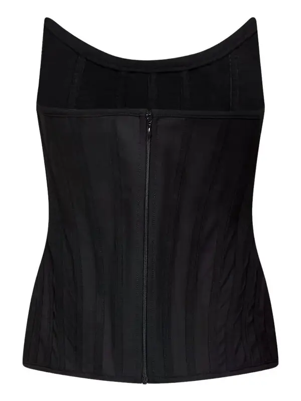Giuseppe Di Morabito Strapless Boned Top - Black