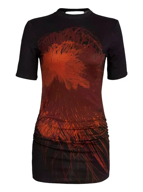 Silvia Tcherassi Abstract Print T-shirt - Blue