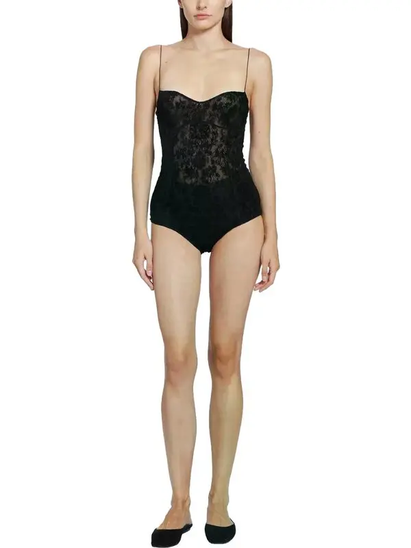 PAULINE DUJANCOURT Lace Body - Black