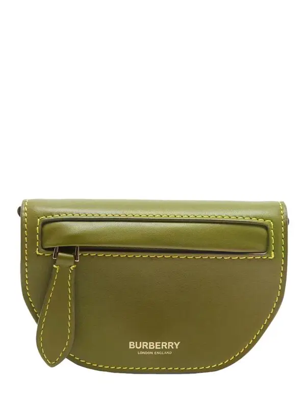 Burberry Micro Olympia Clutch Bag - Green
