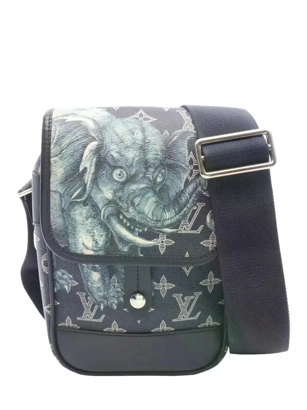 LOUIS VUITTON 2016 X The Chapman Brothers Savane Monogram Messenger Bb Bag - Blue