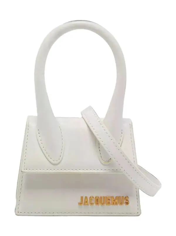 Jacquemus Mini Le Chiquito Top-handle Tote Bag - White