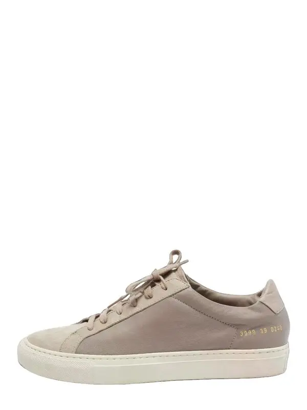 COMMON PROJECTS Achilles Nubuck Leather Sneakers - Grey