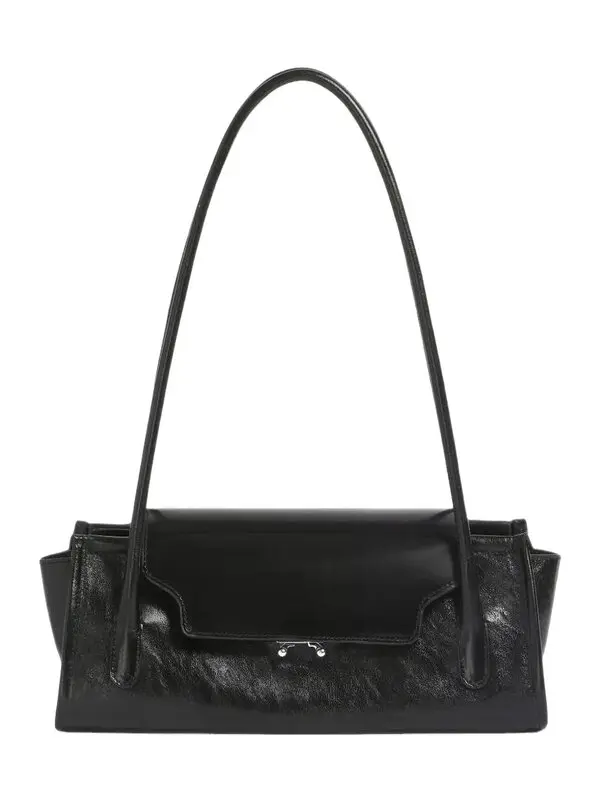 Marni Leather Trunkette Bag - Black
