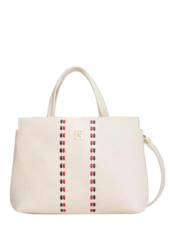 Tommy Hilfiger Mini Logo Tote Bag - Neutrals