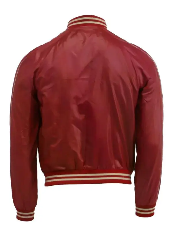 Celine Varsity Bomber Jacket - Red