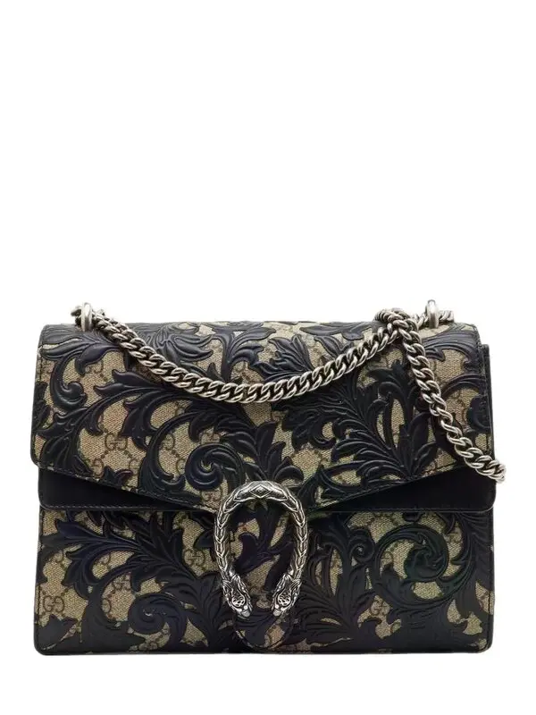Gucci Medium Dionysus Arabesque Shoulder Bag - Black