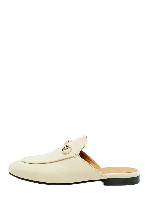 Gucci Princetown Horsebit Mules - Neutrals