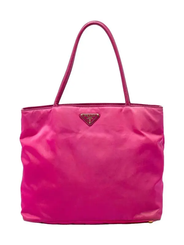 Prada Tessuto City Tote Bag - Pink