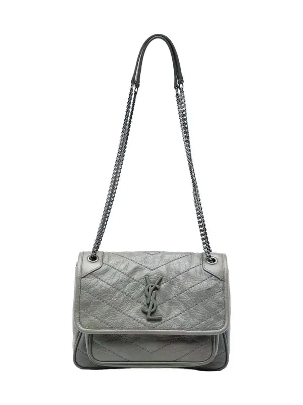 Saint Laurent Baby Niki Shoulder Bag - Grey