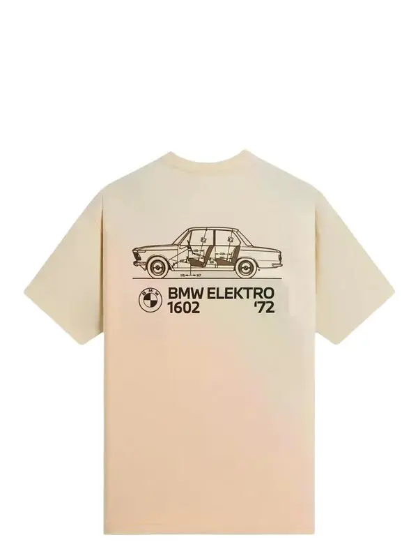 Kith Bmw 1602 Schematic-print Pocket T-shirt - Neutrals
