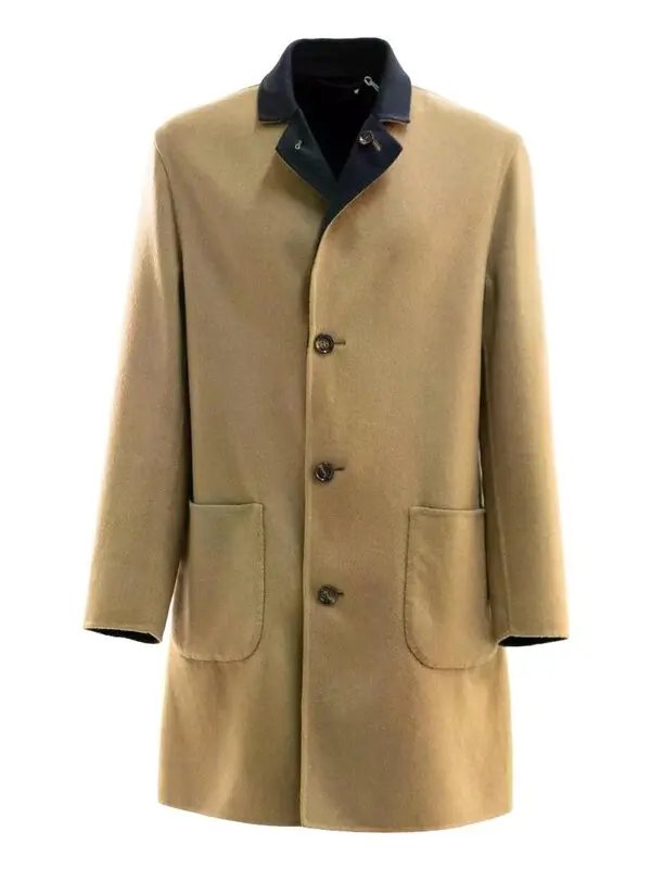 KIRED Reversible Double-breasted Coat - Neutrals