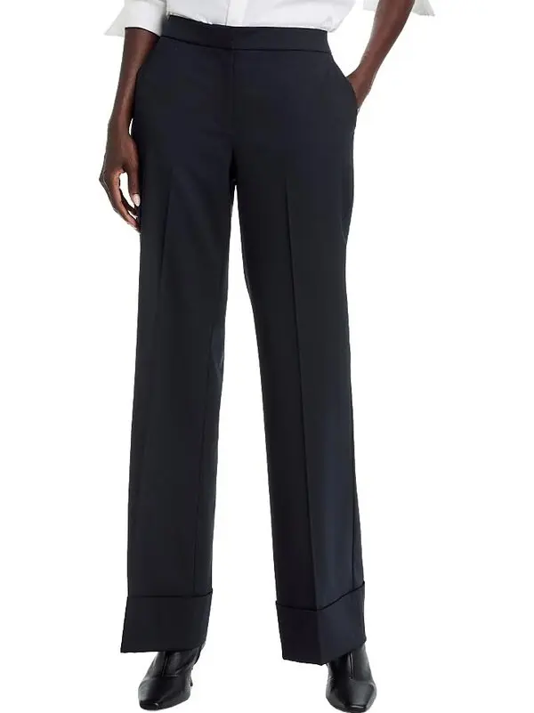 Kobi Halperin Kenny Cuffed Mid Rise Pants - Black