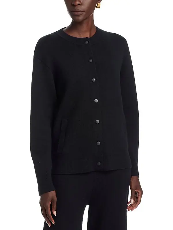 Kobi Halperin Marlowe Round Neck Long Sleeve Cardigan - Black
