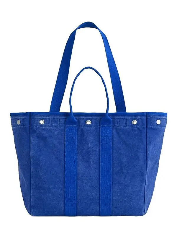 ALEX MILL Canvas Tote Bag - Cobalt