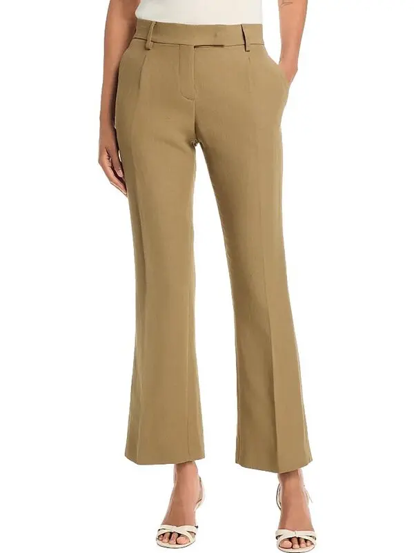 Fabiana Filippi Flare Leg Ankle Pants - Tan