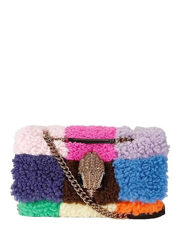 Kurt Geiger Macro Kensington Faux Fur Shoulder Bag - Open Miscellaneous