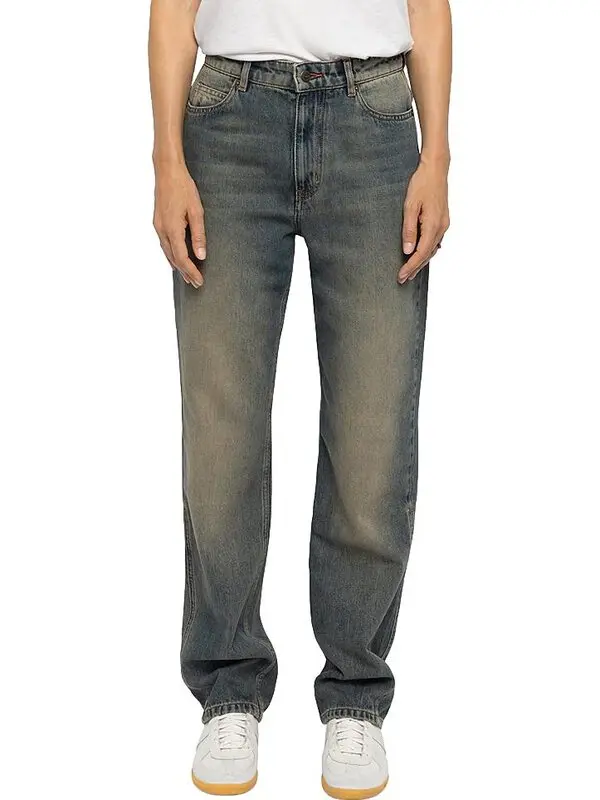 Zadig&Voltaire Straight Leg Cotton Jeans - Medium Blue