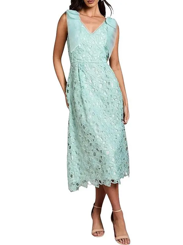 Coast Organza Lace Dress - Mint