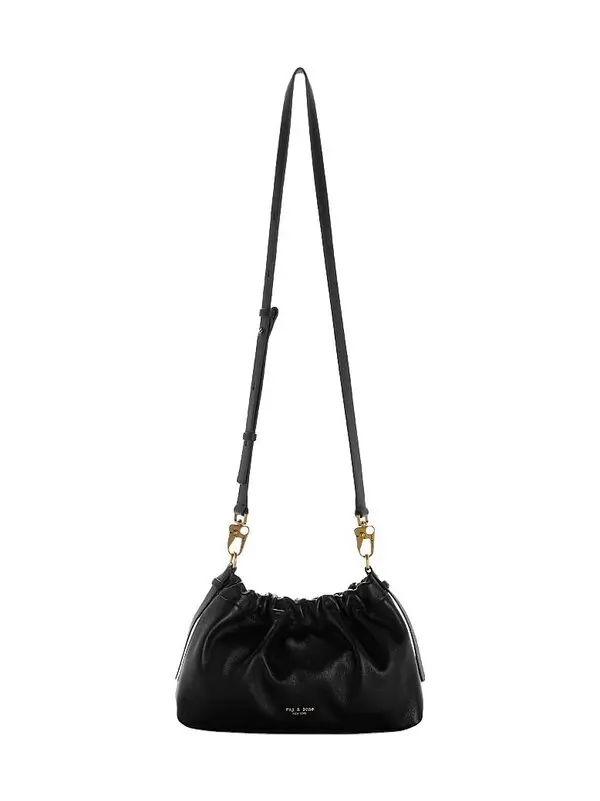 Rag & Bone Ludlow Small Suede Crossbody Bag - Black