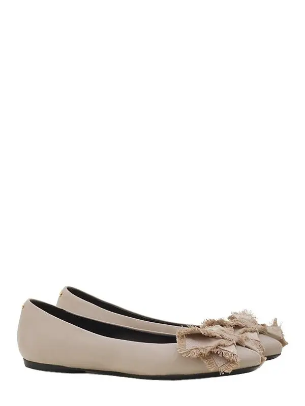 LANVIN The Bow Ballerina Flat - Sand