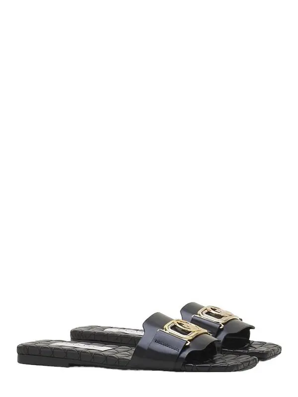 LANVIN Mother & Daughter Flat Mules - Black