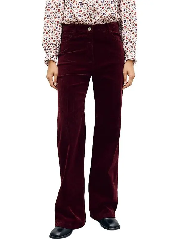 Gerard Darel Mag Cotton Stretch Corduroy Pants - Redwine