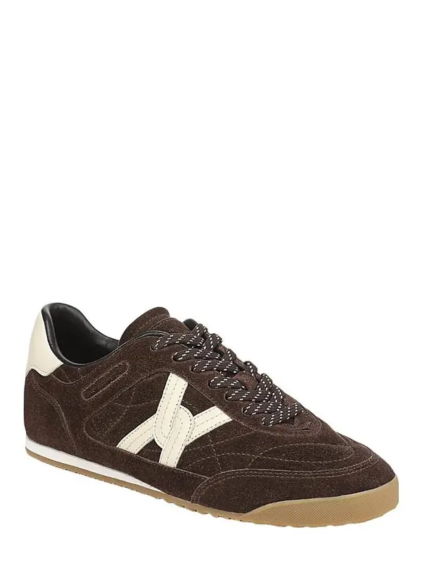 Veronica Beard Natalia Suede Sneakers - Espresso S