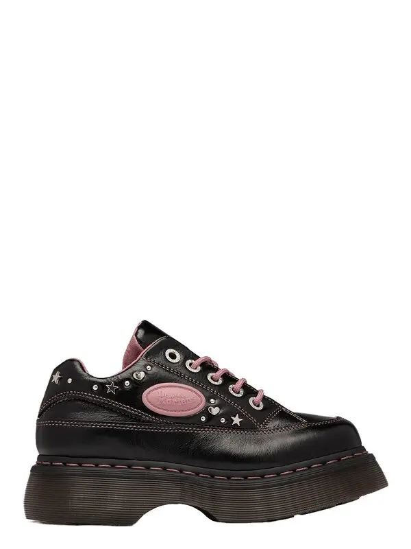 Dr. Martens Buzz Hearts & Stars 5 Eye Shoe - Black