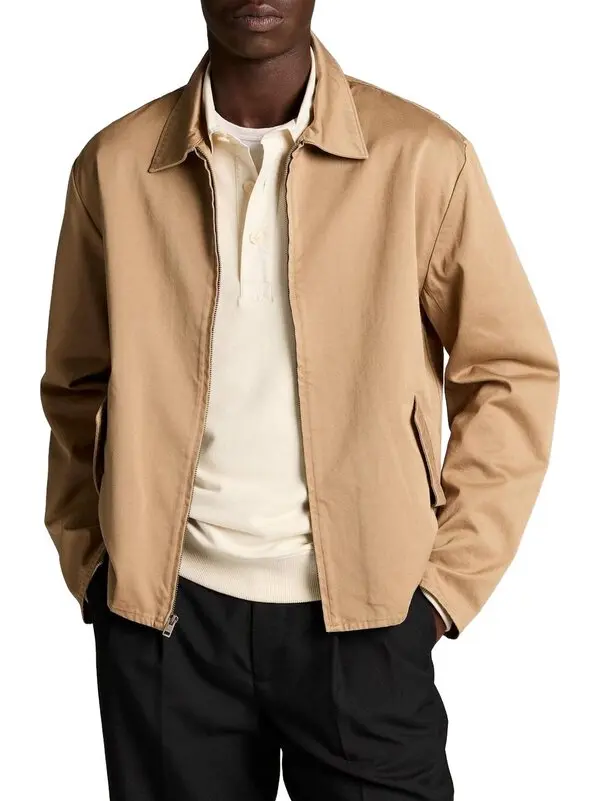 Vince Brushed Cotton Twill Field Jacket - Carmelo