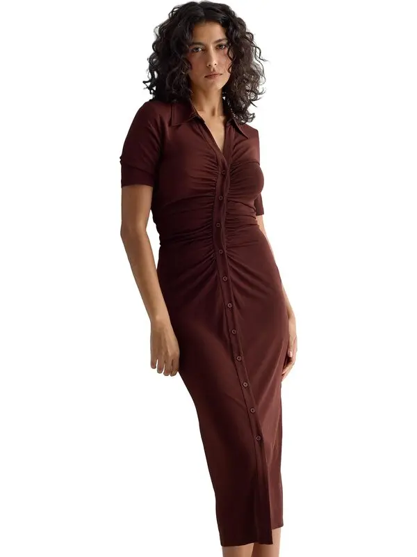 Diane Von Furstenberg Zoey Dress - Soil