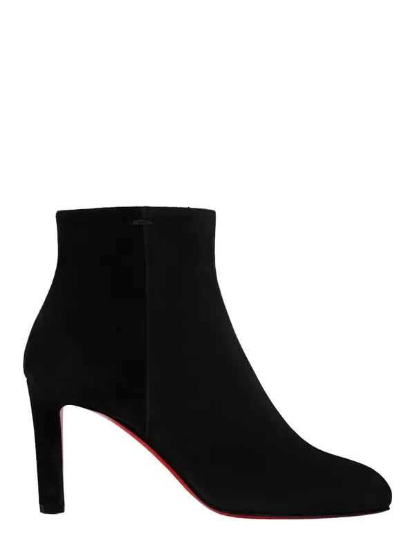 CHRISTIAN LOUBOUTIN Fannylove Booty 85 Suede Ankle Boots - Black