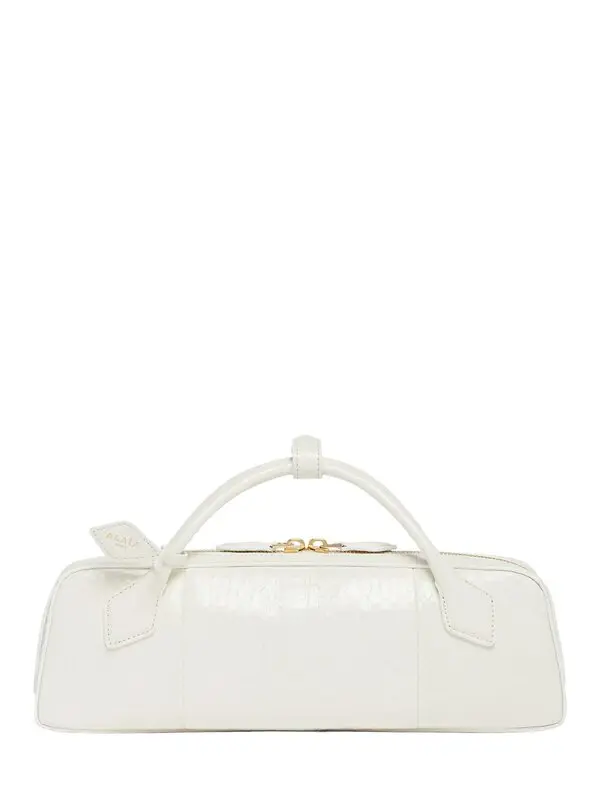 Alaïa Le Teckel Snow Clutch - White