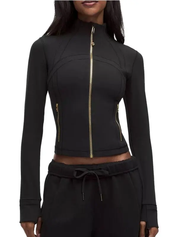 Lululemon Define Cropped Jacket - Black Gold