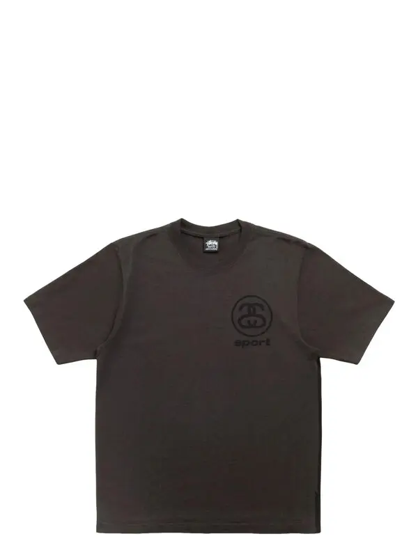 StÜssy Link Sports Pigment Dyed T-shirt - Faded Black