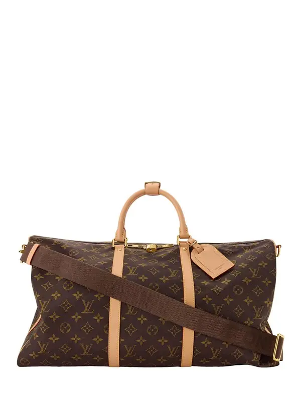 LOUIS VUITTON Keepall Bandoulière 50 - Brown