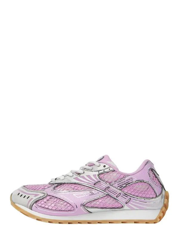 Bottega Veneta Orbit Sneaker - Gloss/silver