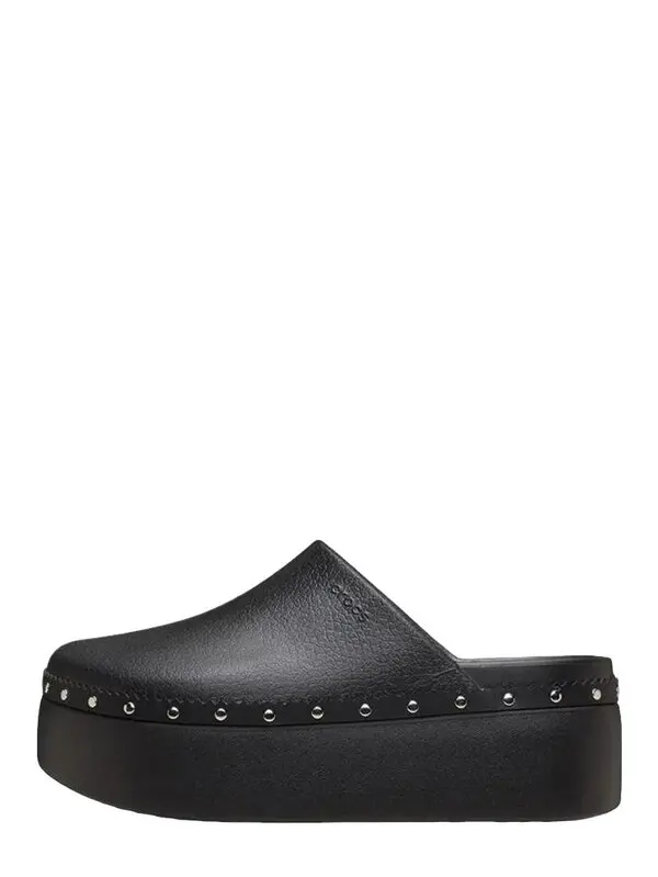 CROCS Dylan Platform Studded Clog - Black