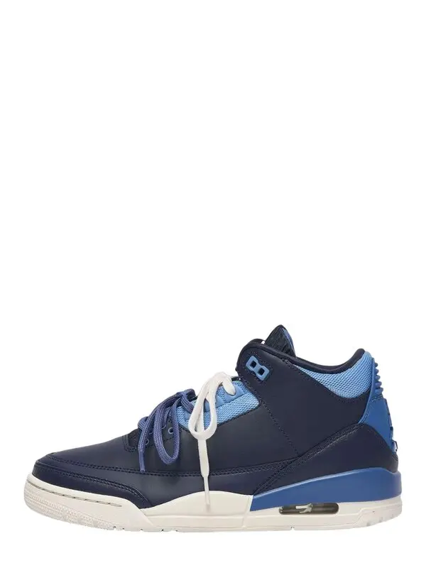 JORDAN 3 Retro Sneakers - Obsidian/track Red/blue Beyond
