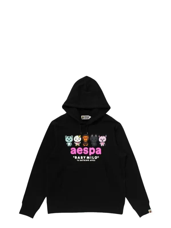 A BATHING APE X Aespa Hoodie - Black