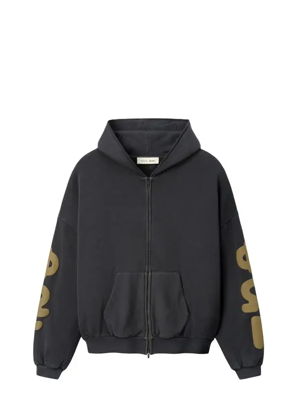 Fear Of God 90s Zip-up Hoodie - Washed Iron Grey