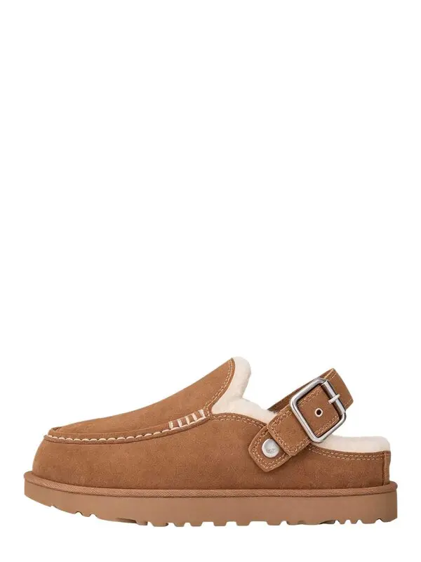 UGG Goldenstar Evelina Wooden Clog - Chestnut