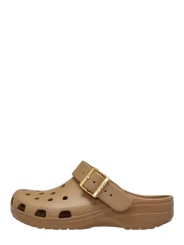 CROCS Classic Clog Metallic Buckle - Sepia
