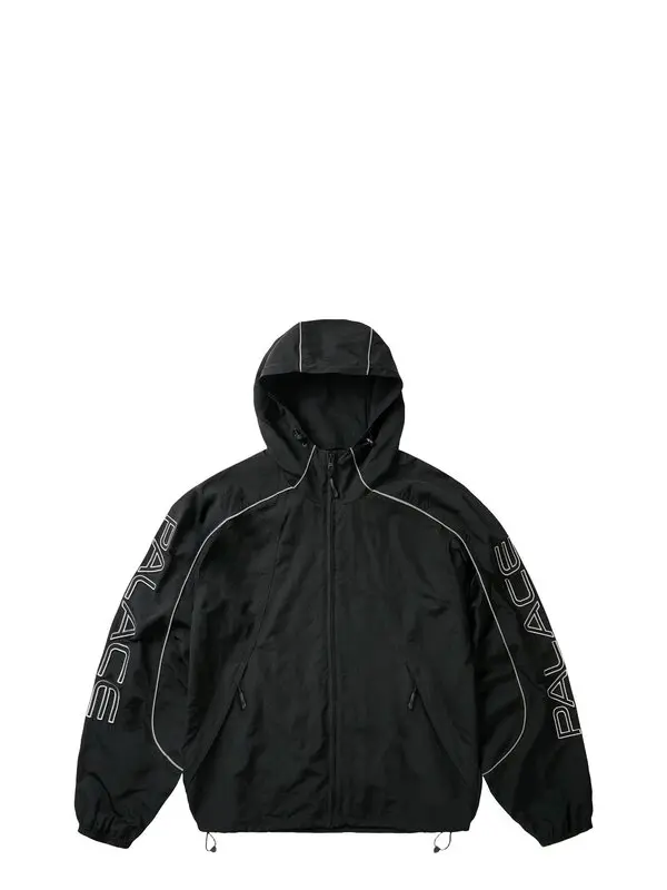 PALACE Piped Shell Jacket - Black