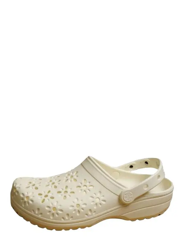 CROCS Classic Clog Floral Cut-out - Chalk