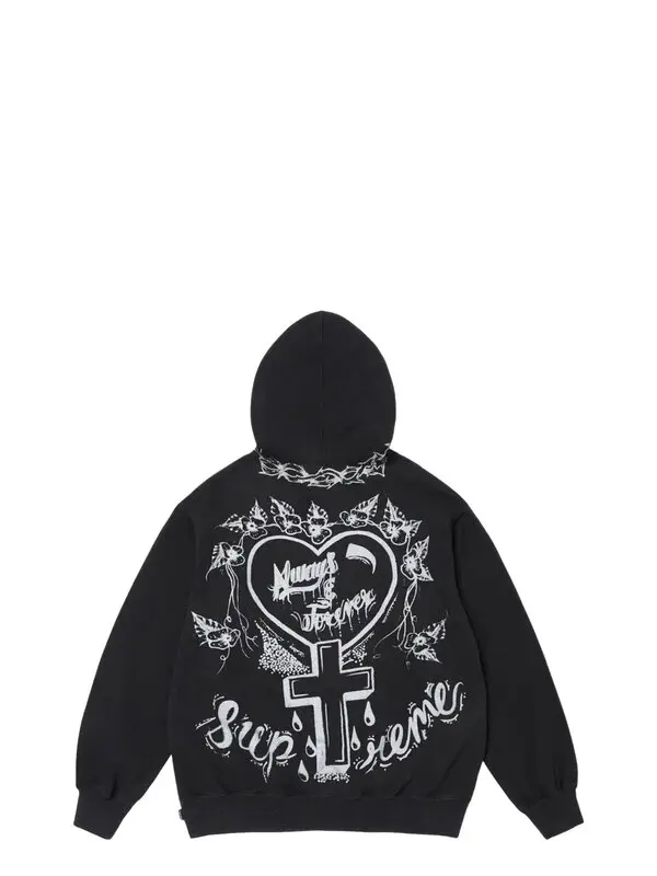 Supreme Fw26 Forever Hooded Sweatshirt - Black