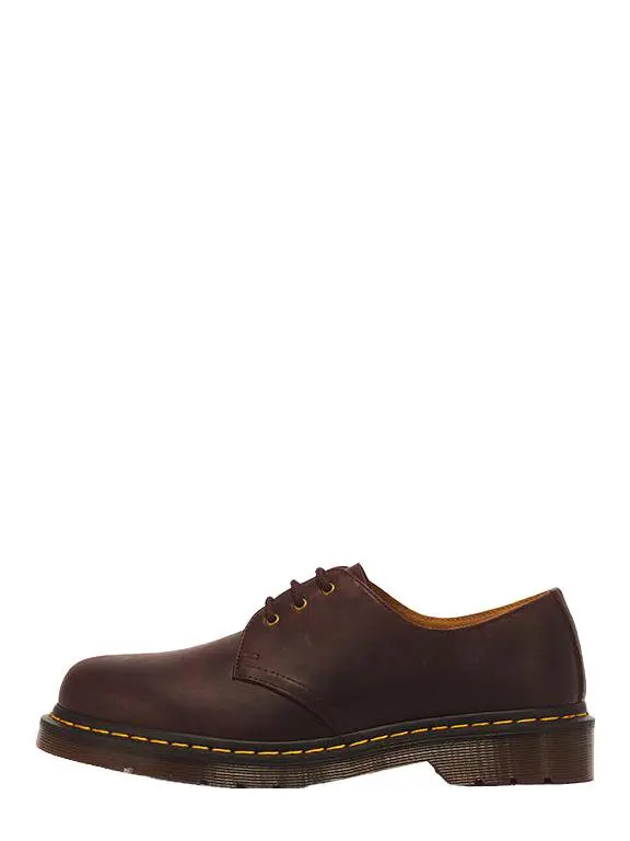 Dr. Martens 1461 Crazy Horse Leather Lace Up Shoes - Cherry Red